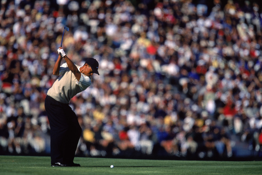 Tiger Woods speelde fenomenaal in US Open in het jaar 2000 • Golf.nl