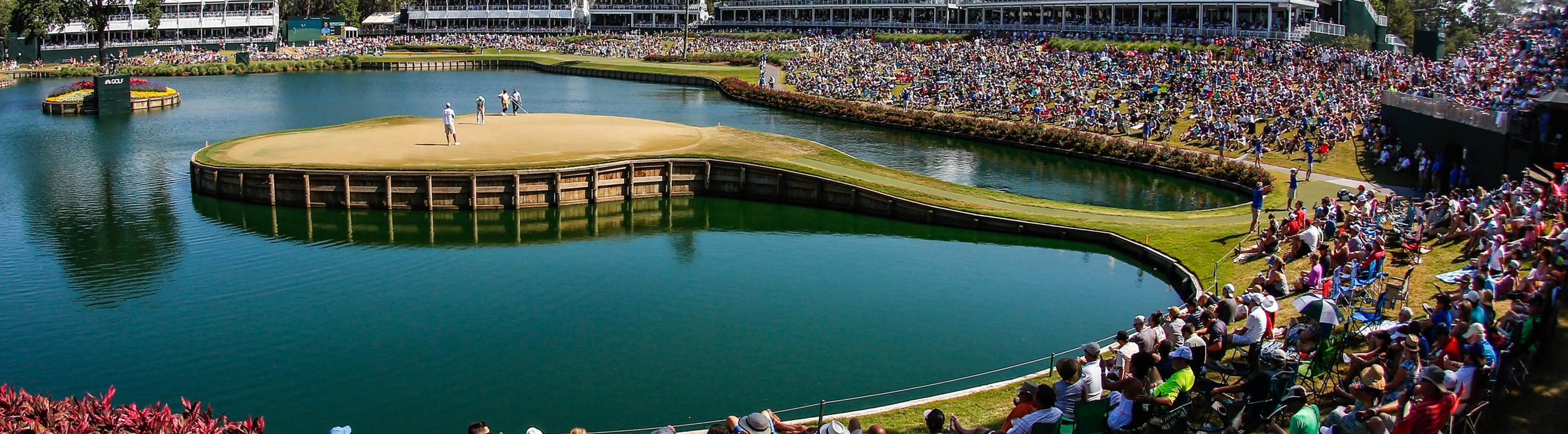 Gevreesde eilandgreen hole 17 TPC Sawgrass Players Championship • Golf.nl