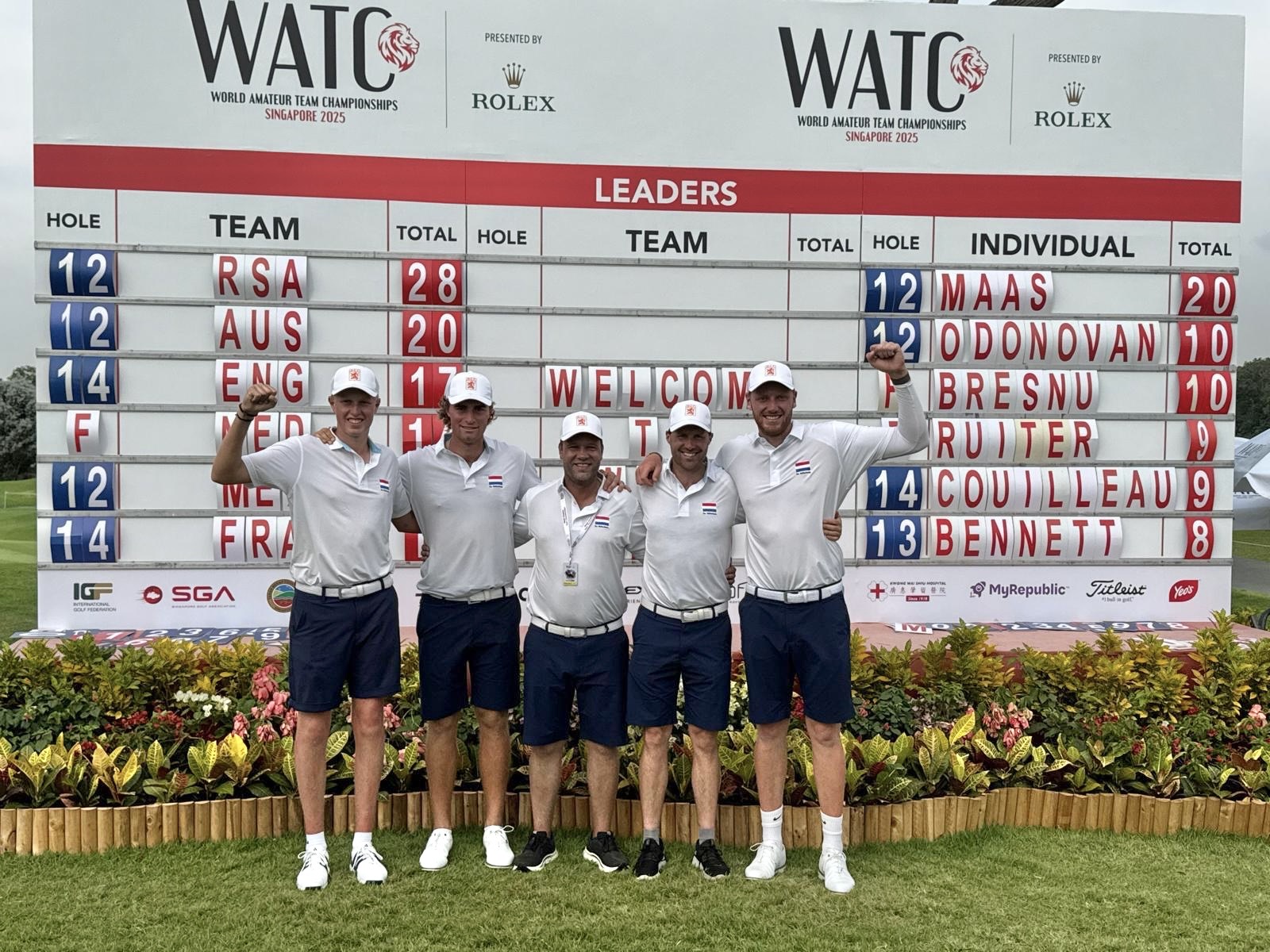 Heel knappe prestatie Nederlandse amateurgolfers in WK voor teams in ...