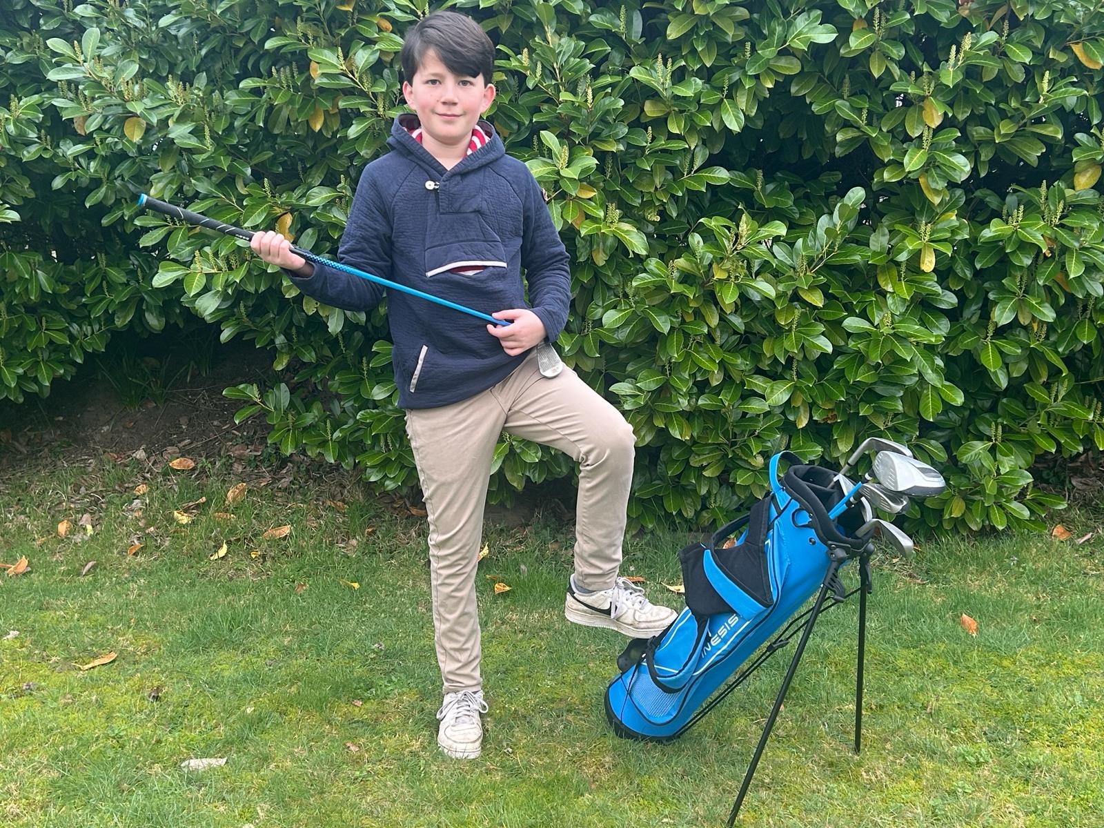 Jules (11) uit Epse: ‘Ik zou een golfkarretjesrace willen houden, Tiger ...