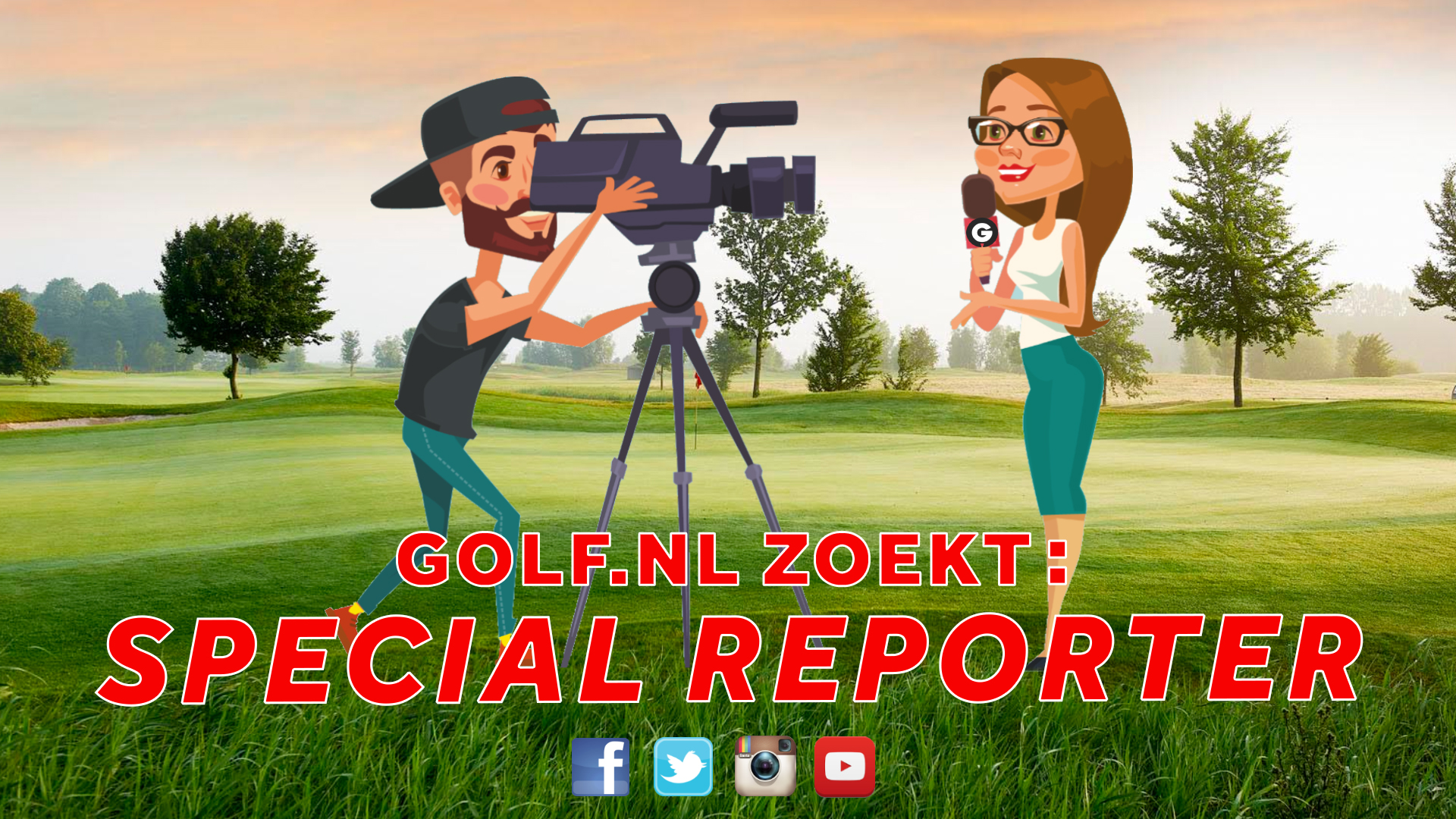 GOLF.NL zoekt vlogger/reporter! • Golf.nl
