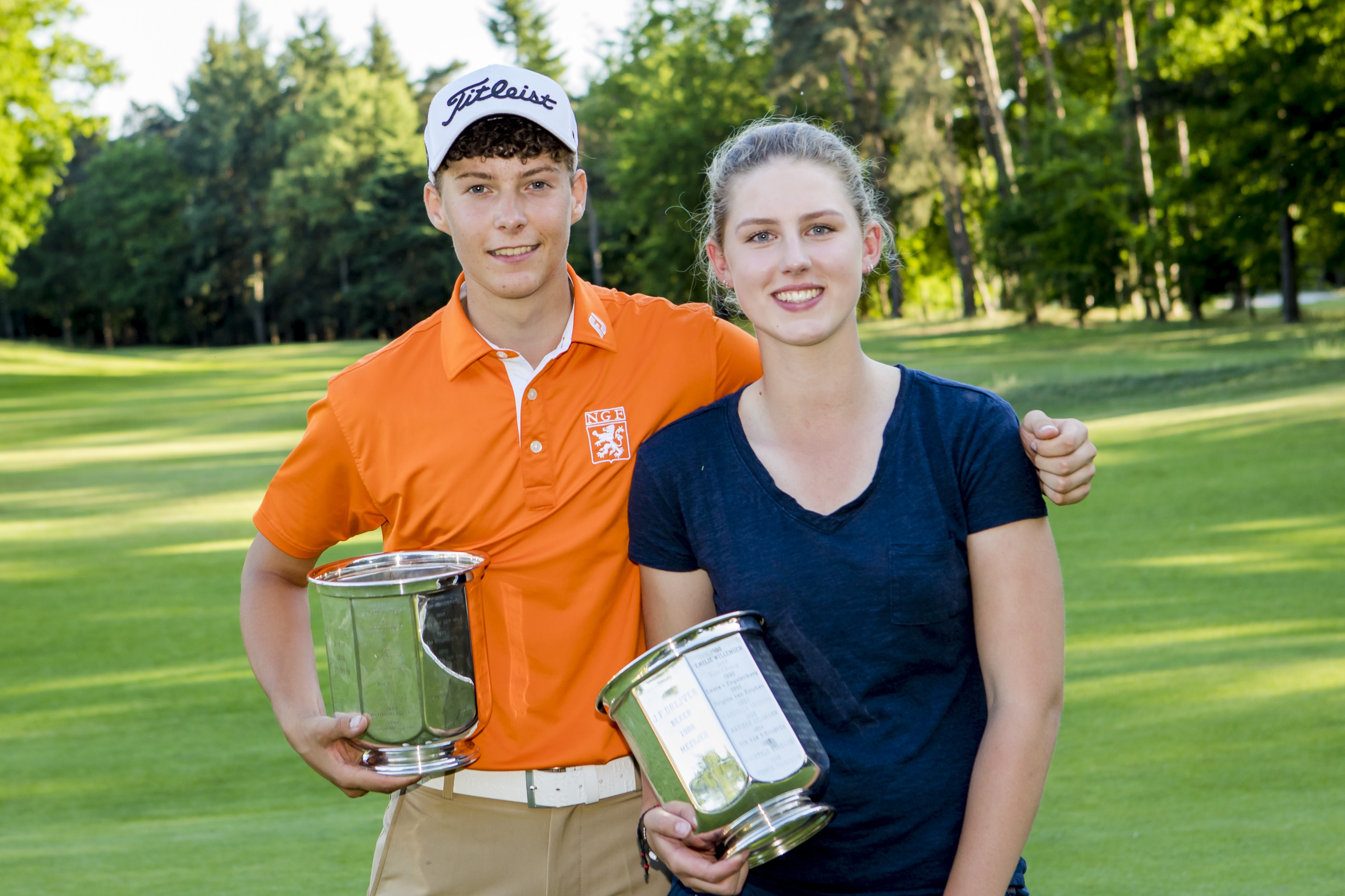 NK Strokeplay t/m 18 jaar: Hoogeboom en Van Tilburg de besten • Golf.nl