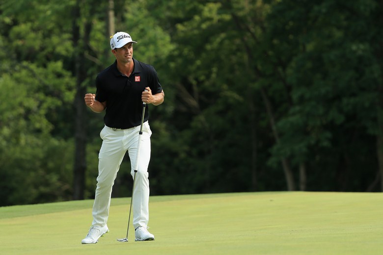 Adam Scott had in de laatste major van 2018 twee putters in de tas ...