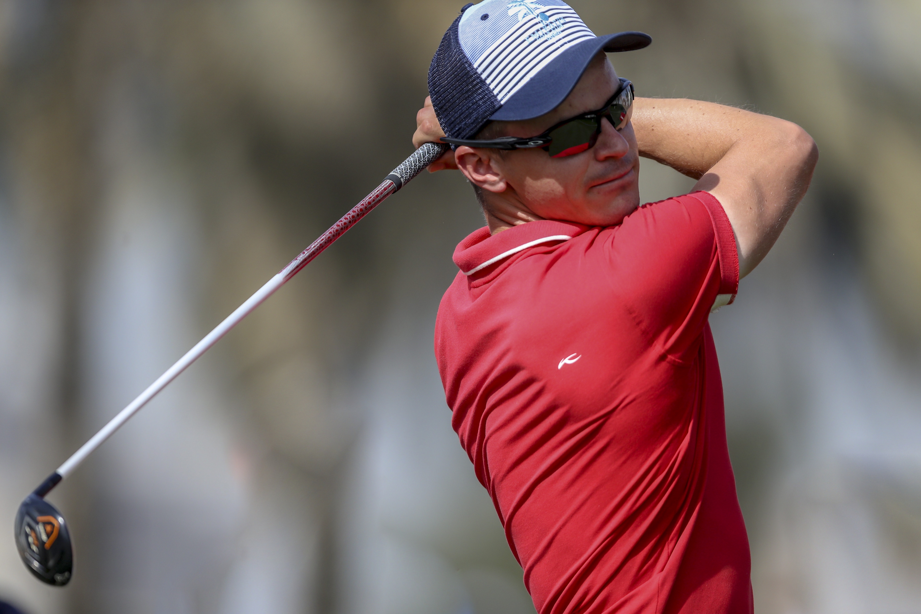 Golfer Daan Huizing kent een moeizame start in het Tshwane Open, een ...