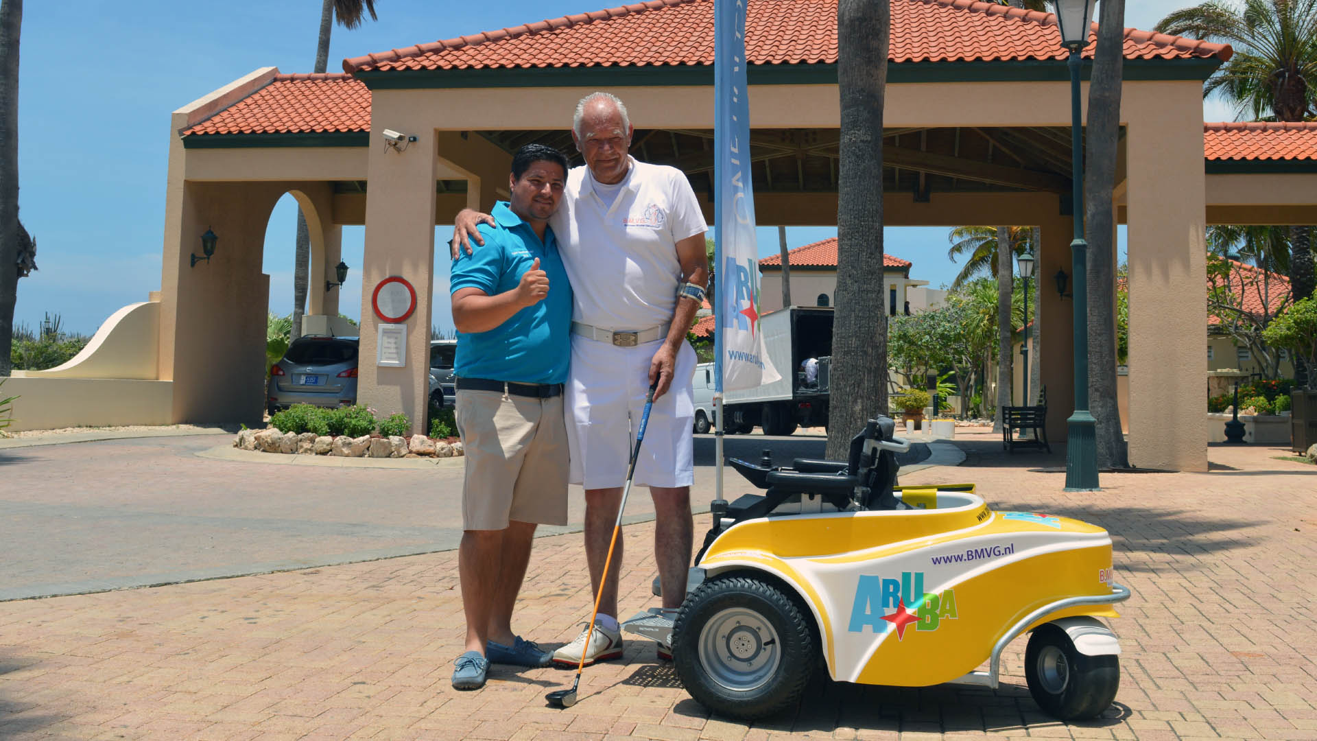 Paragolfer voor Aruba • Golf.nl