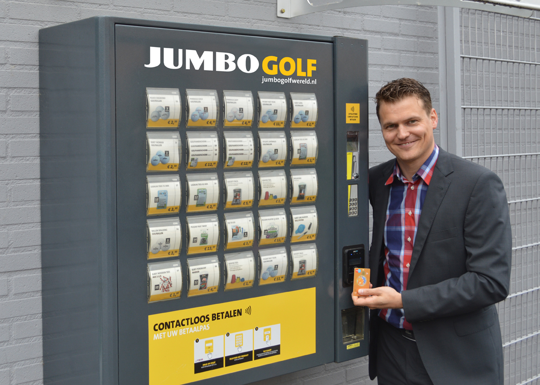 Jumbo Golf brengt vending machines naar de baan • Golf.nl